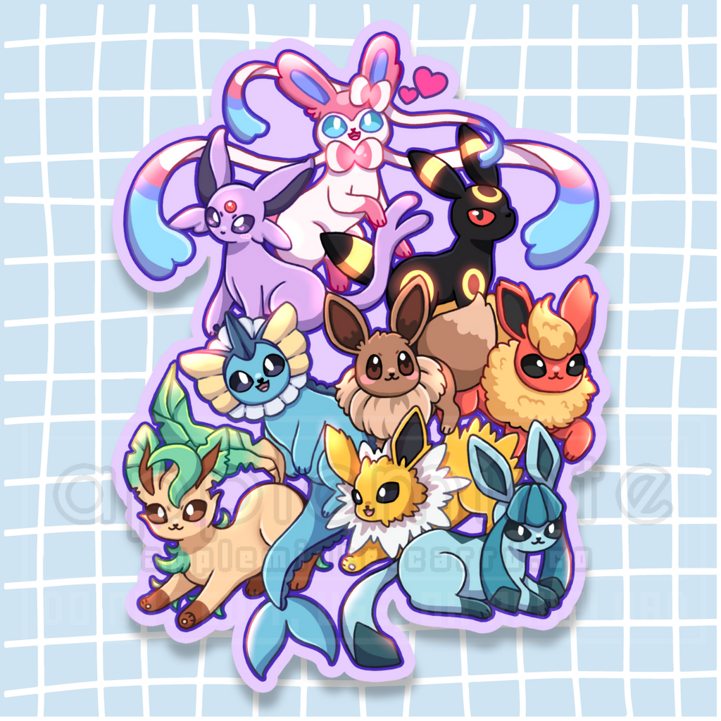 Eeveelution Sticker – appleminte
