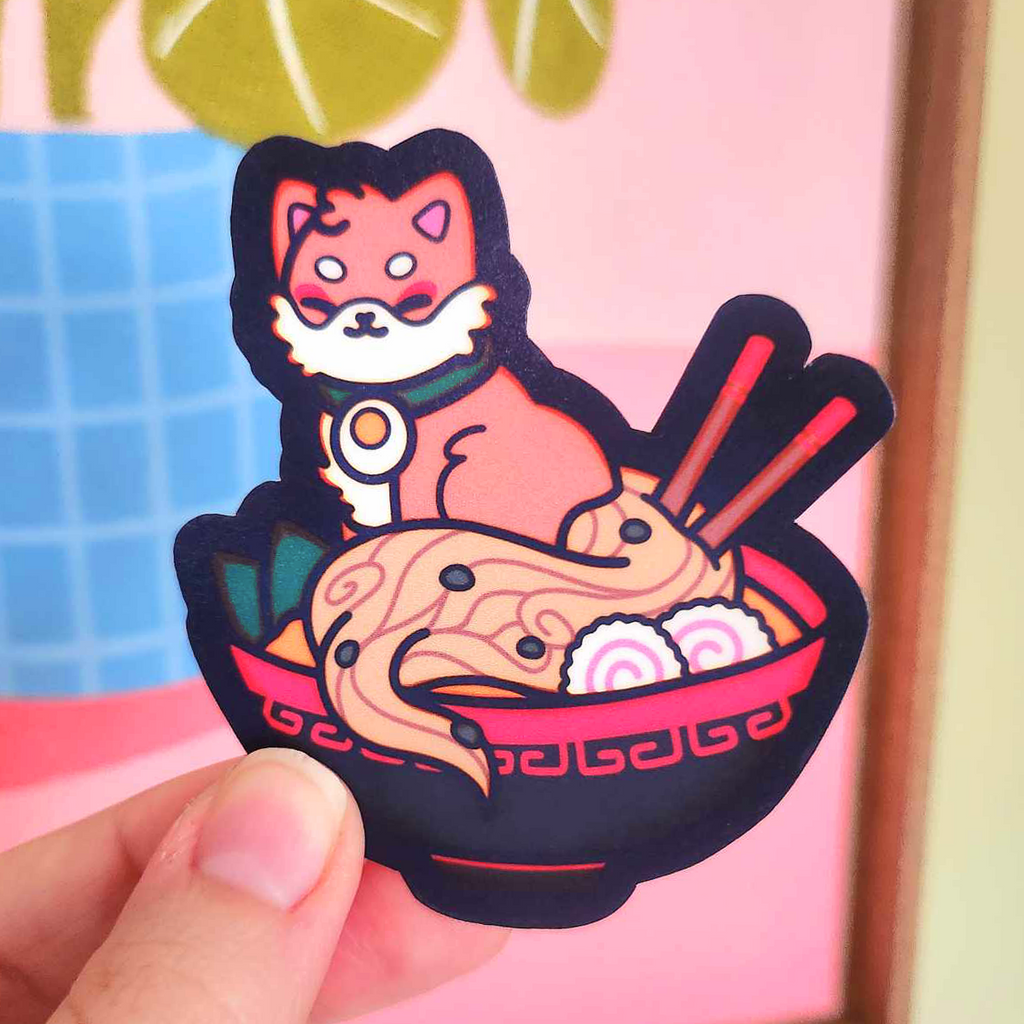 Ramen Shiba Sticker – appleminte