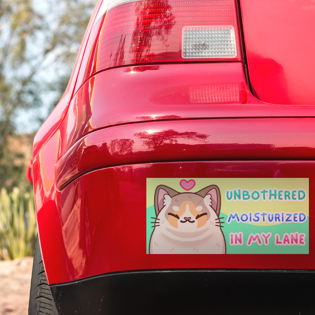 UNBOTHERED BUMPER STICKER – appleminte
