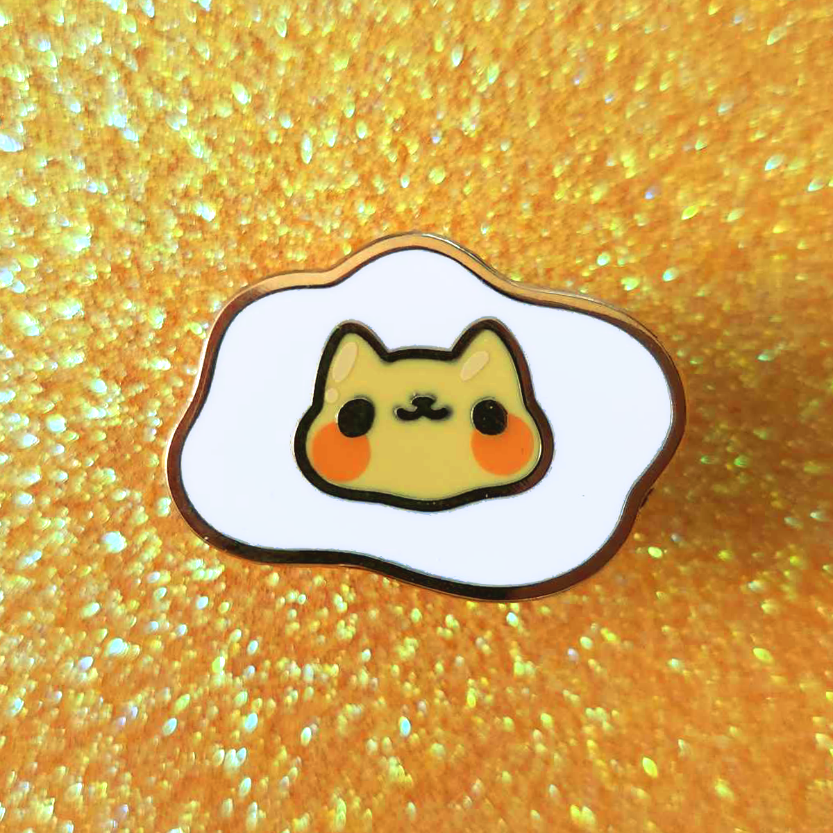 EGG CAT PIN – appleminte
