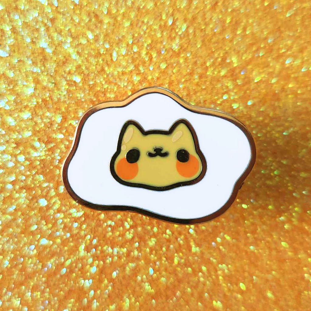 EGG CAT PIN – appleminte