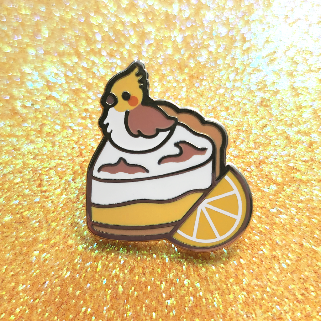LEMON MERENGUE COCKATIEL PIN – appleminte