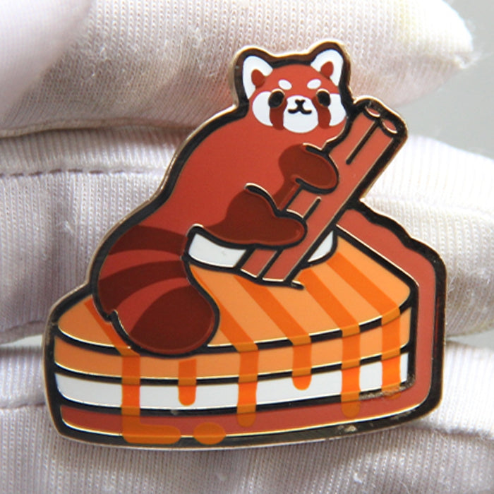 RED PANDA PUMPKIN CHEESECAKE PIN – appleminte