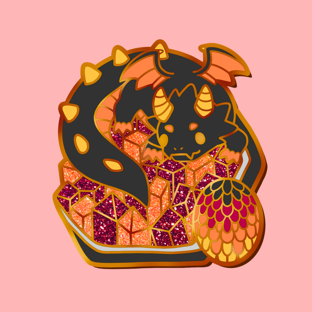 GEODE DRAGON PIN – appleminte