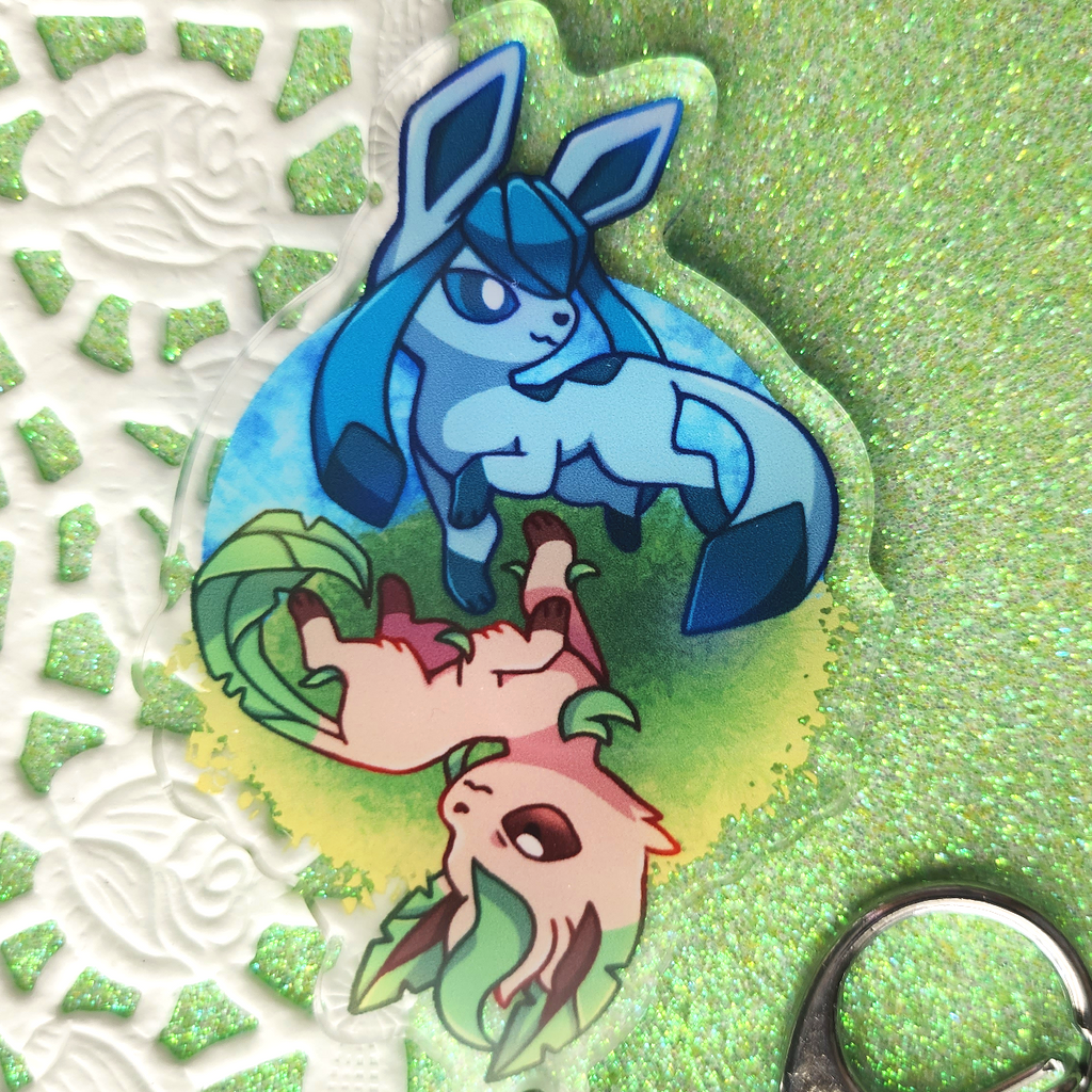 LEAF & ICE KEYCHAIN – appleminte