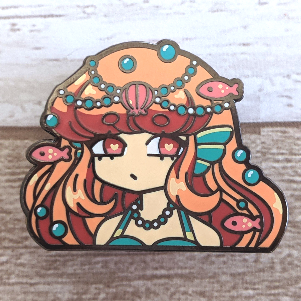 MERMAID GIRL PIN – appleminte