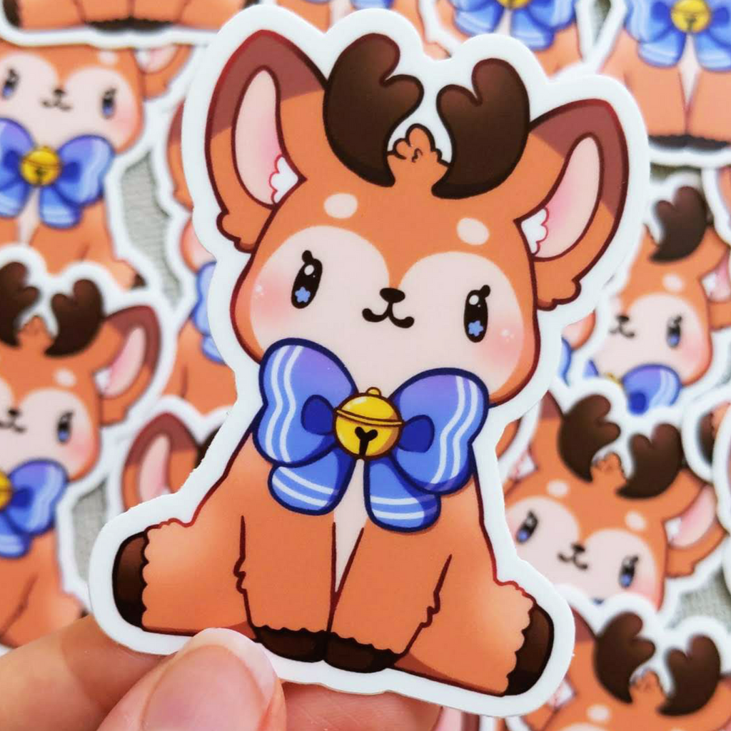 Willow the Deer Vinyl Sticker – appleminte